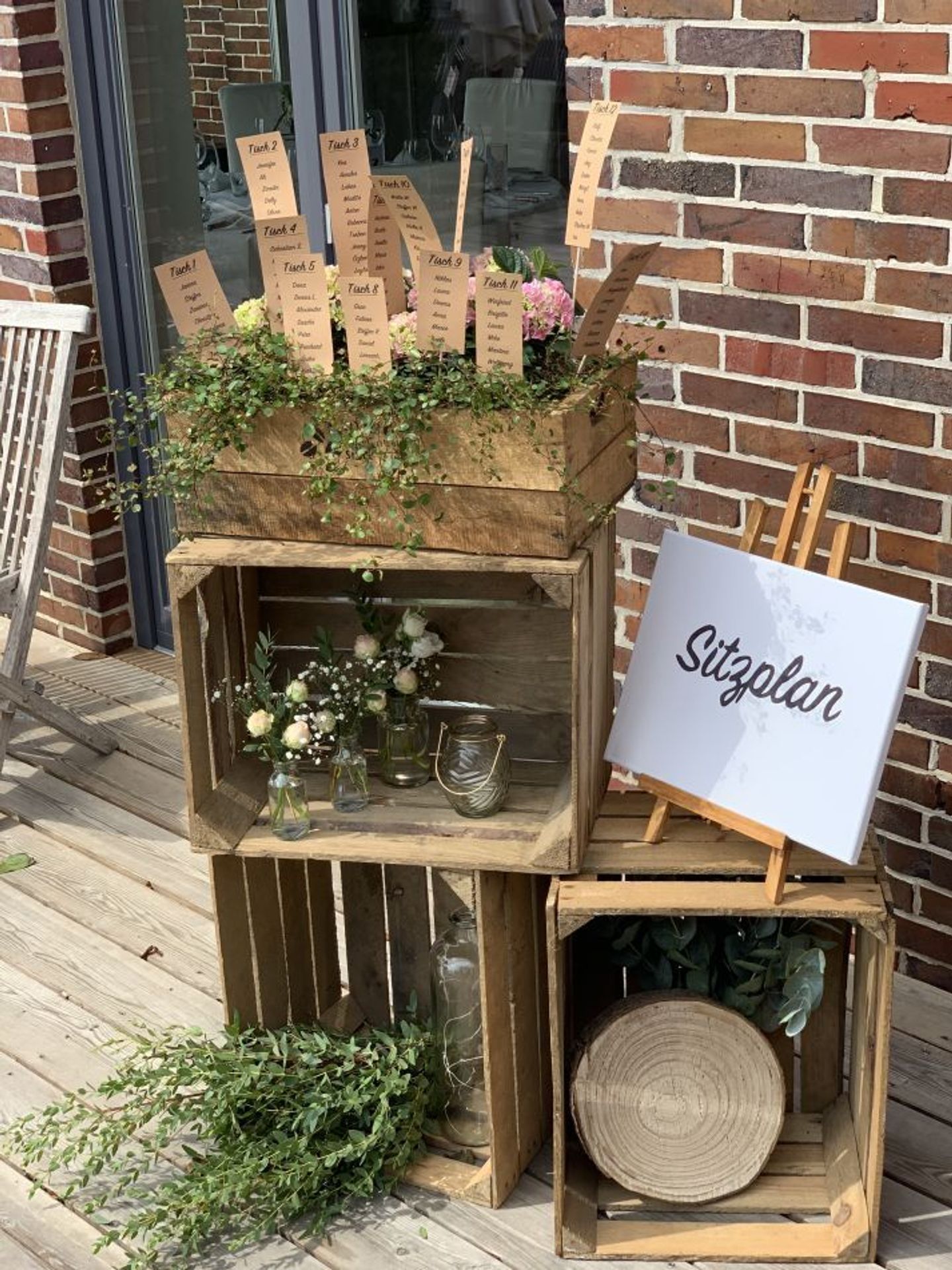 Sitzplan für die Hochzeit - DIY | VIVANNO