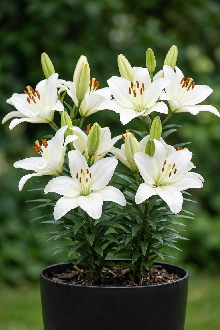 Lilien Im Topf