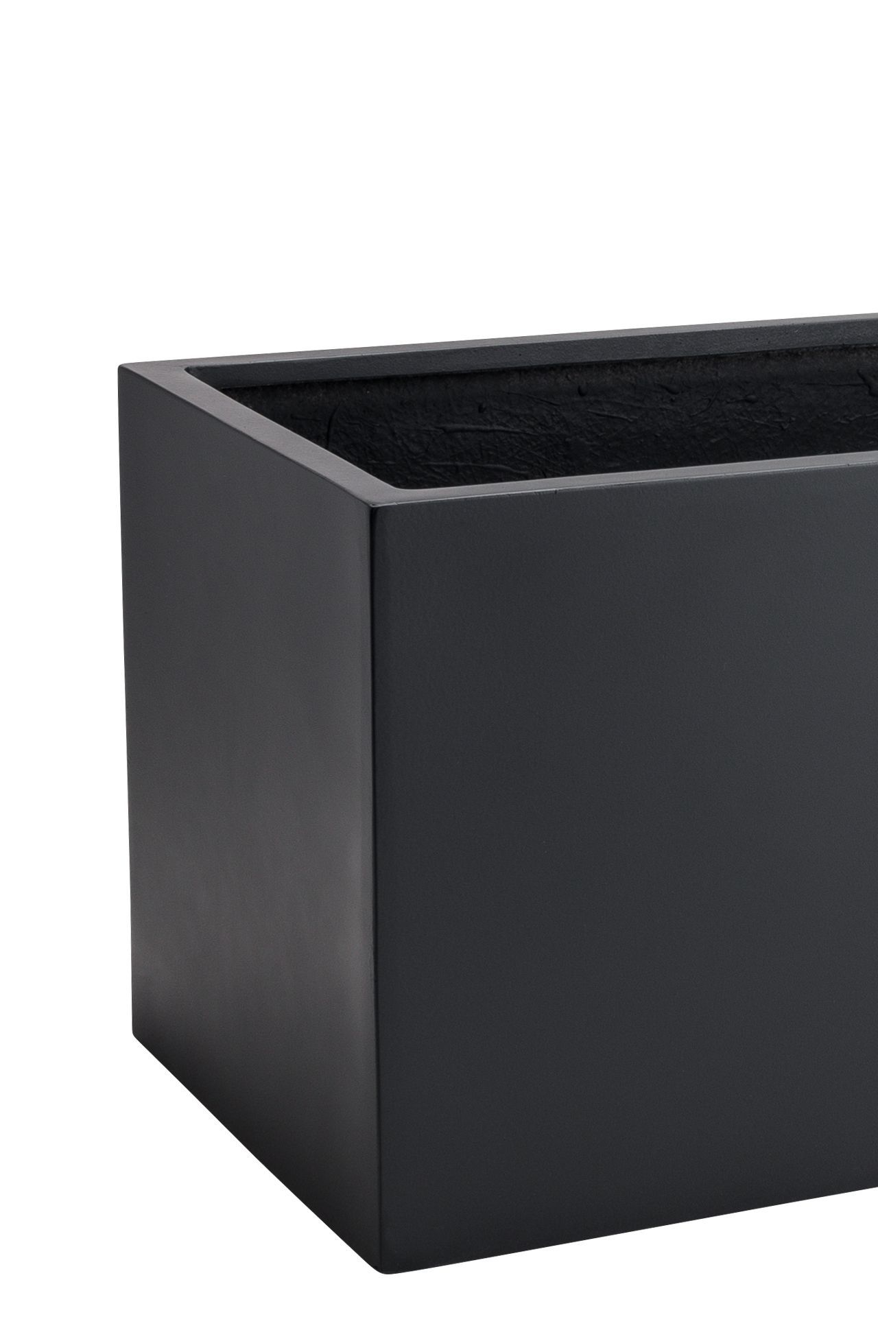 Pflanzkübel Pflanztrog Fiberglas "Maxi", Anthrazit | 60x30x30 cm ...